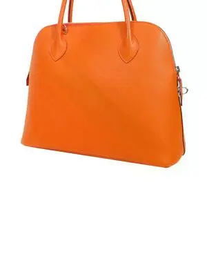 Hermès 2007 Epsom Bolide 31 Satchel - Orange