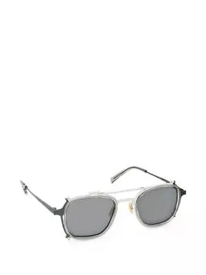 MASAHIRO MARUYAMA Geometric-frame Sunglasses - Grey