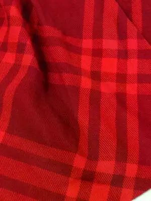 Burberry 2020s Wool Checked Midi Skirt