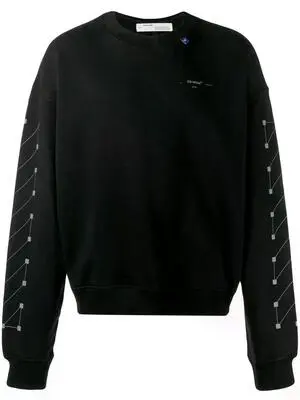 Off-White Diagonal Sweatshirt - Black