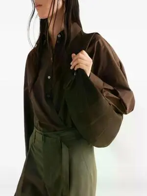 LEMAIRE Fortune Croissant Bag In Alpaca Nubuck