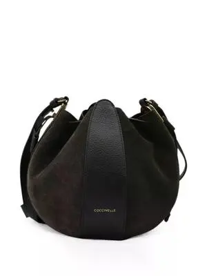COCCINELLE Suede-panelled Shoulder Bag