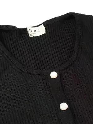 Celine 2010s Triomphe Cardigan