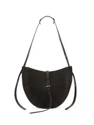 MINOBOSSI Small Lizzie Suede Shoulder Bag - Brown