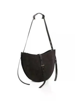 MINOBOSSI Small Lizzie Suede Shoulder Bag - Brown