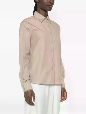 Fabiana Filippi Beaded Trim Long-sleeve Shirt