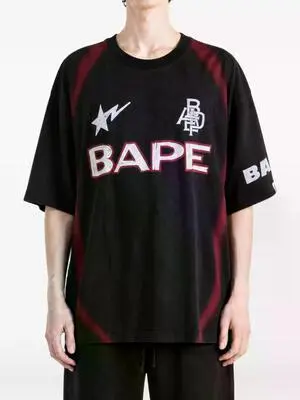 A BATHING APE Logo-print Cotton T-shirt