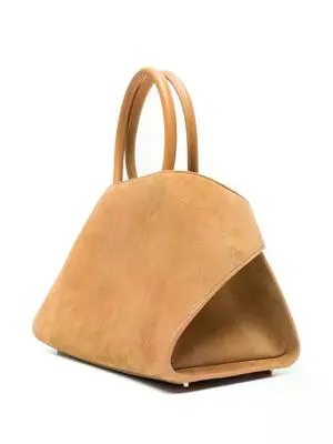 FERRAGAMO Hug Logo-detail Leather Tote Bag