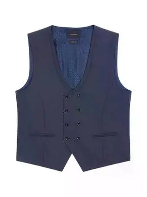 RAMON SANJURJO Three-piece Single-breasted Suit - Blue