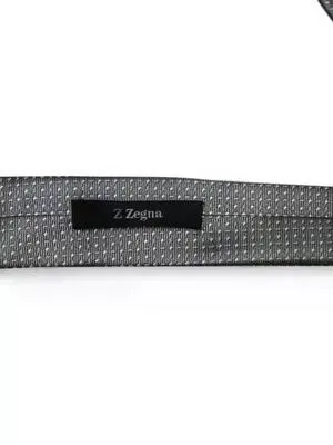 Ermenegildo Zegna Silk Neck Tie - Grey