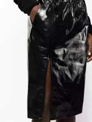 TOM FORD High-waisted Leather Skirt