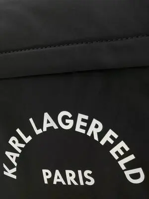 Karl Lagerfeld Address-print Backpack