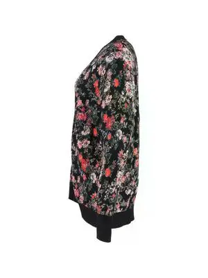 Rabanne Floral Print V-neck Cardigan