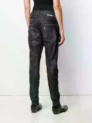 Dsquared2 Distressed Straight Leg Jeans