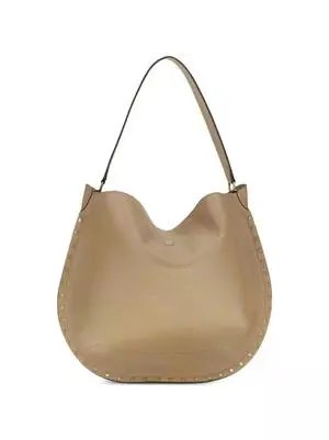 Isabel Marant Étoile Oskan Leather Shoulder Bag Neutrals