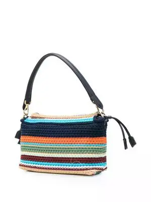 Fendi Mamma Baguette Striped Tote Bag