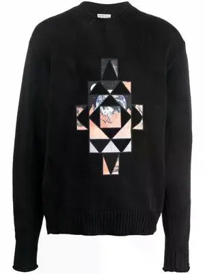 COUNTY OF MILAN Geometric-patch Jumper