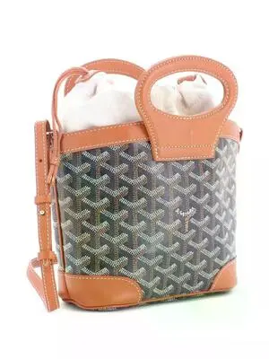 Goyard Beluga Bag Coated Canvas Mini Tote Bag - Brown