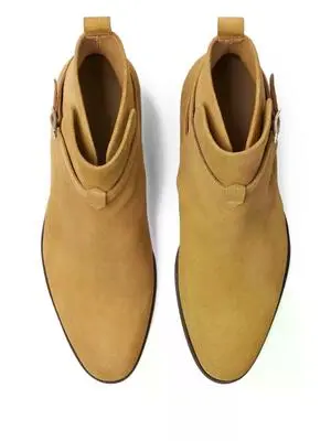 SCAROSSO Libero Suede Ankle Boots