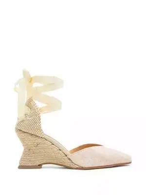 CastaÑer Jud Lace-up Wedge Espadrilles - Neutrals