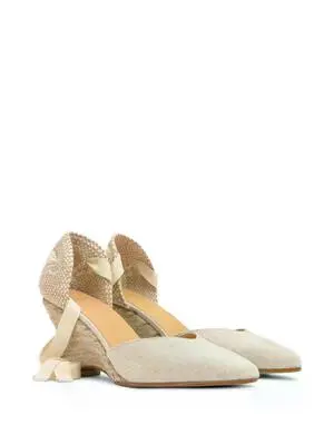 CastaÑer Jud Lace-up Wedge Espadrilles