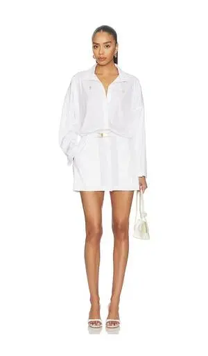VIX PAULA HERMANNY X Rosie Huntington-whiteley Jammie Dress In . Also - White