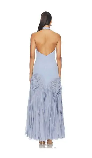 AMUR Elani Pleated Gown