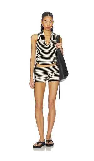 ZEMETA Halter Hood Top