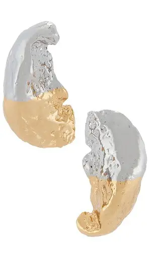 LELET NY Julie Hammered Earrings - Red