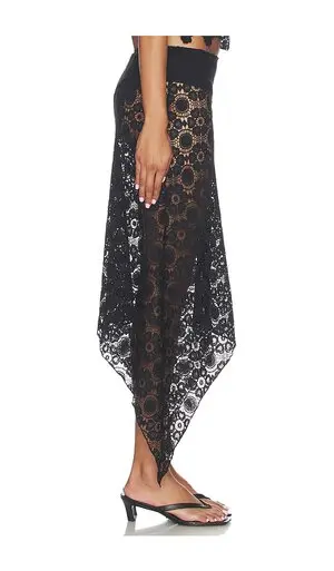 Lioness Trophy Midi Skirt In . Also