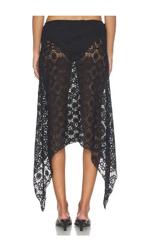 Lioness Trophy Midi Skirt In . Also
