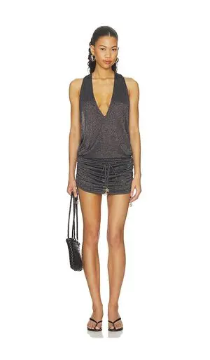 Luli Fama Cosita Buena T-back Mini Dress In . Also - Navy