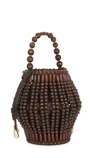Cult Gaia Lanterna Top Handle Bag - Brown