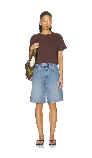 Sold Out NYC The Cropped Perfect Tee In . Also - Chocolate