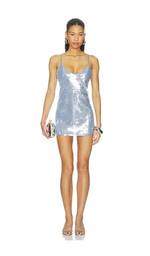 Retrofete Deserae Dress In . Also - Blue