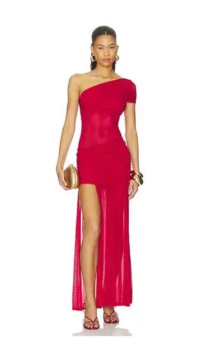 RUNAWAY THE LABEL Sorelli One Shoulder Mini Dress In . Also