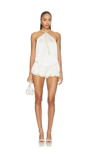 SEROYA Beckham Halter Neck Top - Ivory