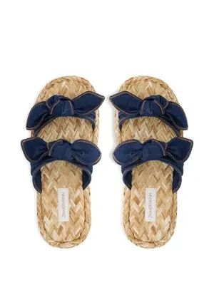 Zimmermann Carousel Linen Sandals