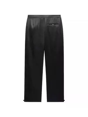 Shanghai Tang Satin-finish Trousers - Black
