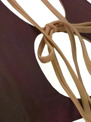 MAISON ANAMI Reversible Cut-out Bikini Top