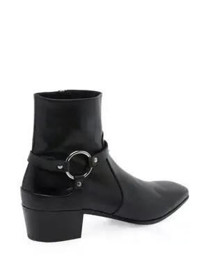 TOM FORD Clint Buckle-detail Biker Boots - Black