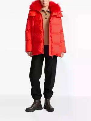 YVES SALOMON A-line Hooded Jacket