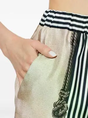 Max Mara Silk Palazzo Pants - Blue