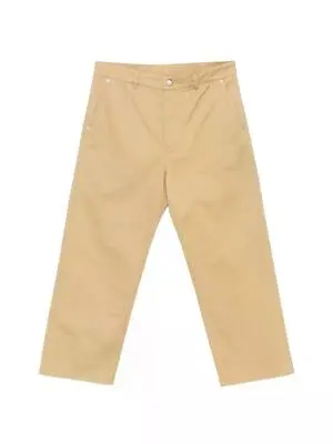 Moschino Logo-patch Pocket Trousers - Neutrals