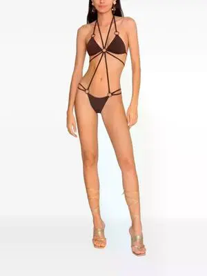 AMIR SLAMA Ring-detail Strappy Swimsuit