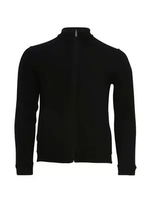 BOSS 2020s Shepherd Zip-front Sweater - Black
