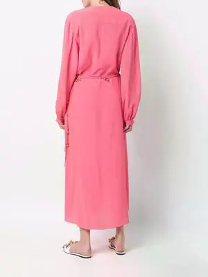 Stella McCartney Organic Silk Belted Dress