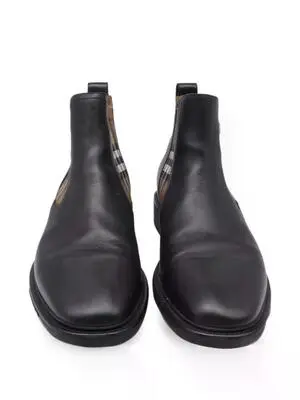 Burberry Allostock Check Chelsea Boots