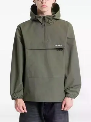 Carhartt Work In Progress Logo-print Hooded Windbreaker