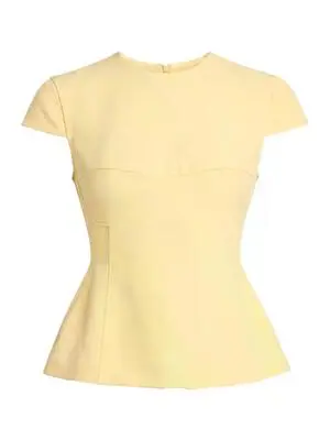 AXEL 113 Icon Peplum-hem Top - Yellow